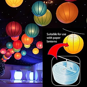 Submersible LED Lights with Remote - 1.5" Round Battery Operated Mini Waterproof Flameless Candles Tea Lights Warm White RGB for Home Party Events Lantern Wedding Halloween Lighting Long Life & Bright