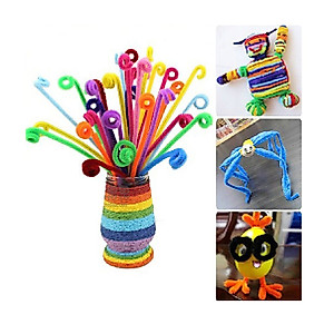 Chenille Pipe Cleaners Fluffy,Saim Pipe Cleaners Chenille Stems 12" for Creative Handmade Arts and Crafts, Pack of 500