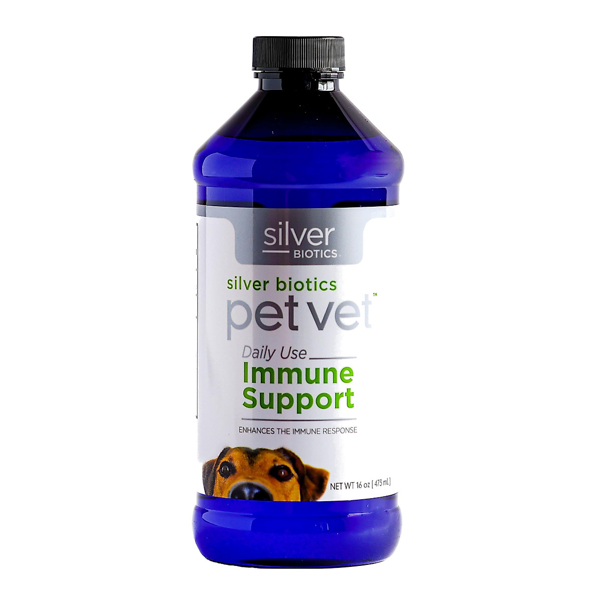 Silver Biotics Pet Vet Immune Support | Enhances The Immune Response in Pets | 16 Fl Oz