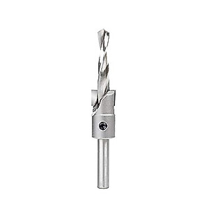 Amana Tool 55142 Carbide Tipped Shankless Counterbore with Slow Spiral #24 Screw 3/4 D x 3/8 Drill D x 3/8 Drill SHK