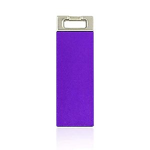 Flash Memory Stick 256MB Clip to Keychain Pen Drive Thumb Drive USB Flash Drive for Laptop Data Storage Purple