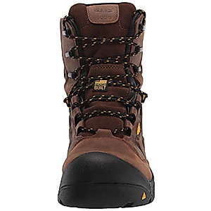 KEEN Utility Dover, Men's, Dark Earth/Black, Comp Toe, EH, WP/Insulated, 8 Inch, Work Boot (10.5 D)