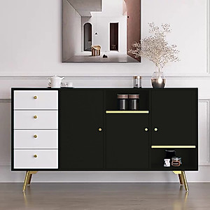 Yancorp Matte Black Wallpaper Plain Vinyl Film Self-Adhesive Shelf Liner Drawer Peel-Stick Desktop Removable (16"x78.7", Black)…