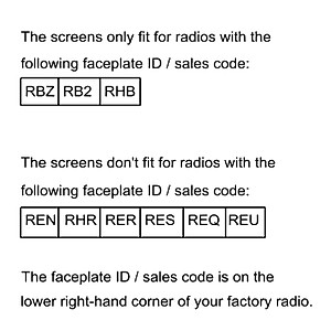 YuYue Electronic Navigation Touch Screen Digitizer ForChrysler/Dodge/Jeep Radio 6.5-inch LCD Display Audio System Stereo Digital Media Receiver Glass Panel Repair(RB2/RHB)