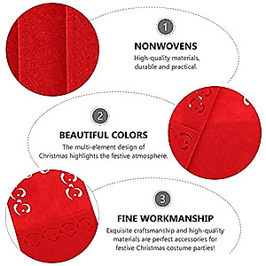 4PCS Xmas Party Cutter Fork Storage Bag Practical Christmas Tableware Cover Decor for Celebration Party