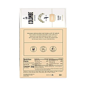 La Colombe Vanilla Draft Latte - 9 Fl. Oz. 4 Pack - 100% Arabica, Single-Origin, Brazilian Cold Brew Coffee with Lactose-Free Foamy Milk, Premium Coffee On the Go, 115mg Natural Caffeine