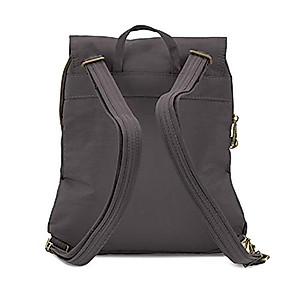 Travelon Anti-theft Signature Slim Backpack, Smoke