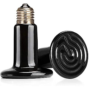 Reptile Heating Lamp 3 Pack Reptile Pet Turtle Lizard Gecko Snake Winter Heat Preservation and Warmth Ceramic Heating Element is Harmless (Color : 100w 220v)