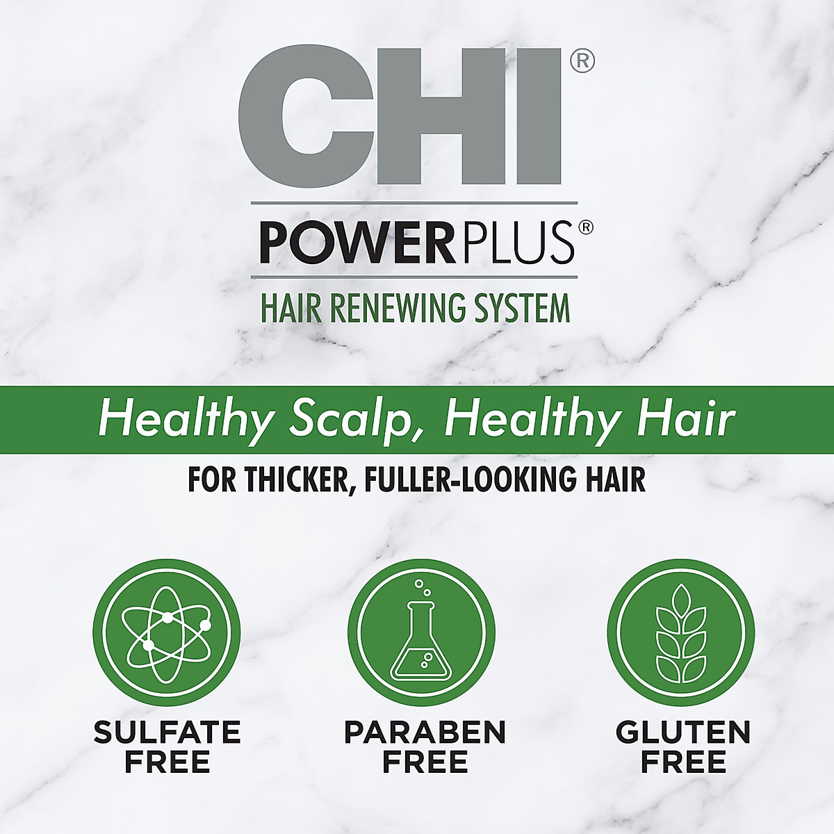 CHI Powerplus Starter Kit with Shampoo, Conditioner and Scalp Treatment
