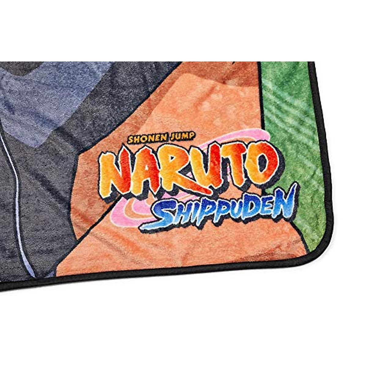 JUST FUNKY Naruto Shippuden Naruto Uzumaki Character Fleece Throw Blanket | Features Naruto Performing A Jutsu Attack | 60 x 45 Inches