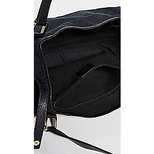 Gucci Women's Pre-Loved Abbey Tote Medium, Gg Canvas, Black, One Size