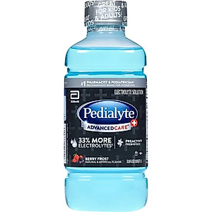 Pedialyte AdvancedCare Plus Berry Frost, 33.8 Fl Oz Bottle