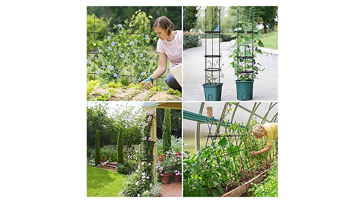 2 Pack Garden Trellis Supports - Strong & Easy to Install