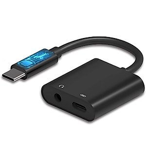 Selna USB-C Headphone Adapter for Galaxy A73 5G/A53 5G/A33 5G - Earphone 3.5mm Jack Charger Port Splitter R1A Compatible with Samsung Galaxy A73 5G/A53 5G/A33 5G