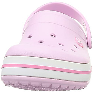 Crocs Unisex-Child Crocband Clogs (Todder Shoes), Ballerina Pink, 10 Toddler