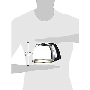 Capresso 10-Cup Glass Carafe with Lid for CoffeeTeam GS Coffee Maker,Black
