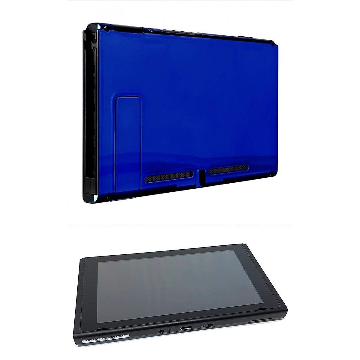 Chrome Blue Custom Console for Nintendo Switch (Tablet Only)