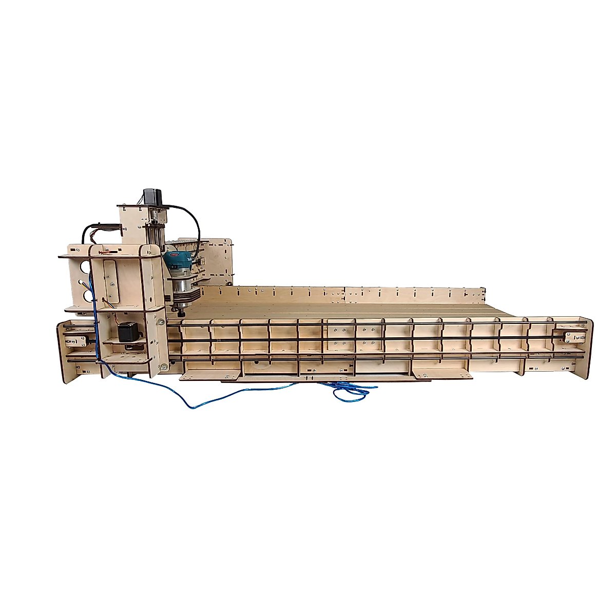 BobsCNC Quantum Max CNC Router Kit with the Router Included (50.5" x 24" cutting area and 3.8" Z travel)
