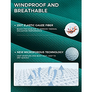 wantdo Women's Waterproof Ski Pants Winter Warm Snowboard Pants Outdoor Snow Pants Blue Large