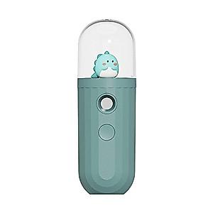 SANGHAI Mist Humidifier QYIYA Cute Cartoon Little Dinosaur Portable Nano Spray Face Mist Humidifier Hand-held Green