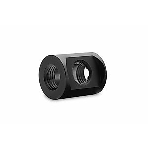 EKWB EK-Quantum Torque T-Splitter Fitting, 3X Female Ports, Black