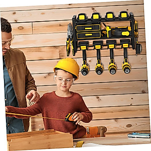 Outanaya Drill Holder Storage Shelves Screwdriver Power Tool Organizer Garage Tool Organizer Tool Rack Organizer Power Tool Storage Rack Tools Shelves Tool Organizer Wall Mount Carbon Steel