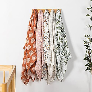 Babyletto 100% Organic Cotton Swaddle, GOTS-Certified, Ultra-Soft and Breathable Muslin - Daisy