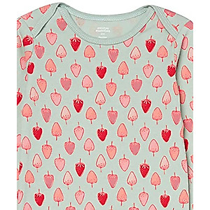 Amazon Essentials Baby Girls' Cotton Sleeper Gowns, Pack of 3, Pink, Berry, 6 Months