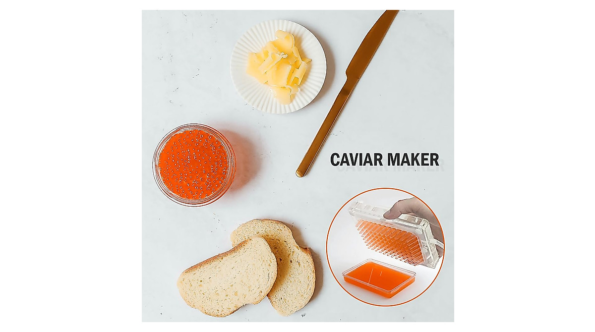 DUEBEL Molecular Gastronomy Caviar Maker Kit - Create 96 Spheres