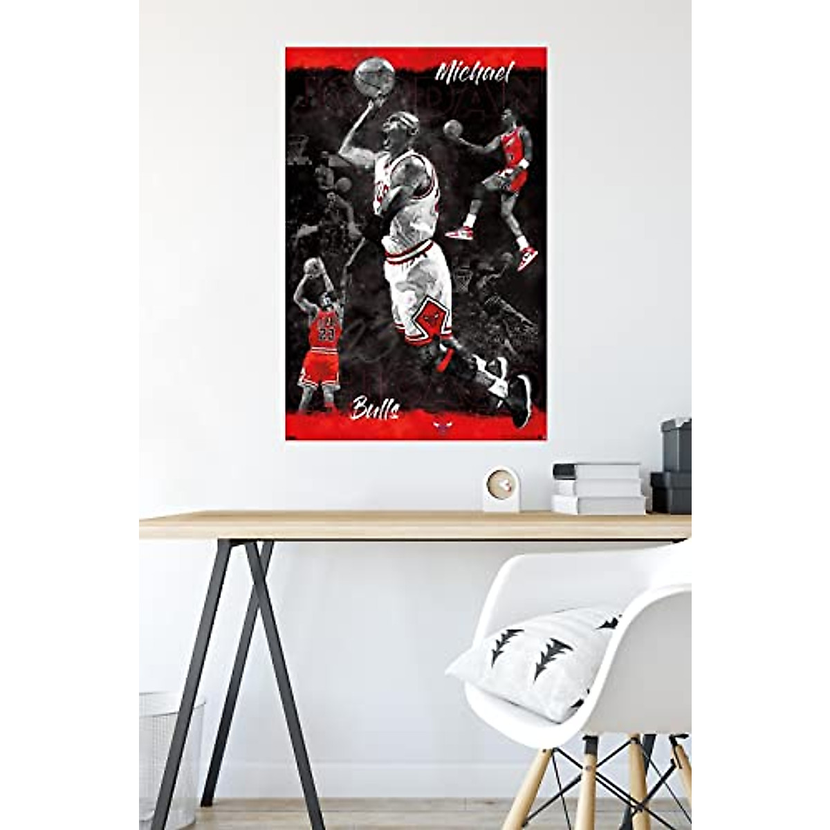 Trends International Michael Jordan - Sketch Wall Poster, 22.375" x 34", Unframed Version