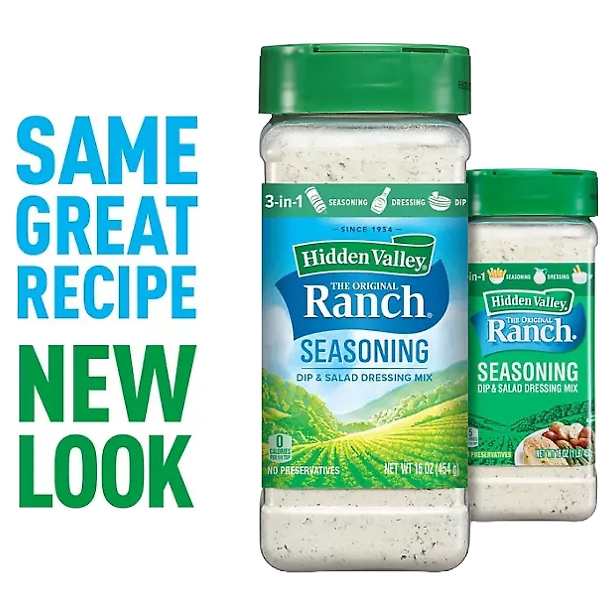 Ranch Seasoning Powder | Hidden Valley Original Ranch Salad Dressing, Seasoning Mix and Dip | Creamy Buttermilk | 16 Fl oz Shaker | Every Order is Elegantly Packaged in a Signature BETRULIGHT Branded Box!