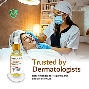 Nasola Kojic Acid Serum for Skin Clarifying, Complexion Revitalization Fade Cream with Alpha Arbutin, Vitamin C & E, & Niacinamide