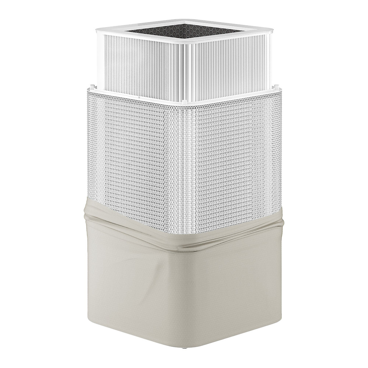 BLUEAIR Blue Pure 121 Pre-filter, Washable Fabric Traps Pollen Pet Hair Dust, Lunar Rock