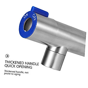 OSALADI 2pcs Black Sink Faucet Toothbrush Travel Case Stainless Steel Water Tap Brass Faucet Faucets for Bath Sinks Stainless Steel Faucet Taps Toilet Water Tap American Style Wash Basin