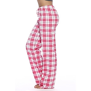 Just Love Women Pajama Pants/Sleepwear,Pink - Plaid,Medium