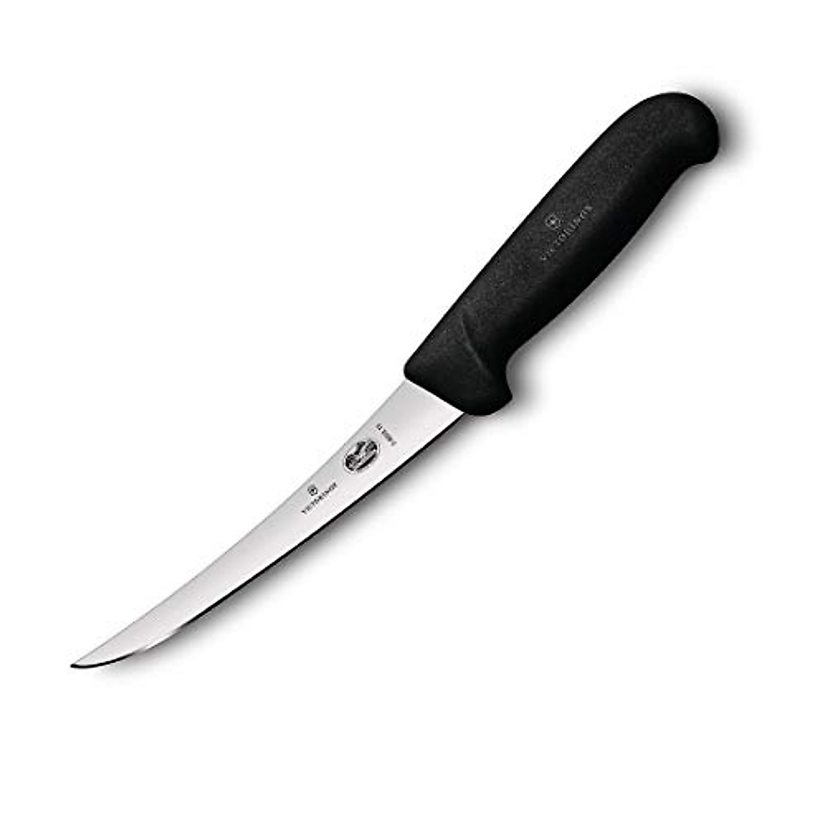 Victorinox Fibrox Pro 6-inch Curved Boning Knife with Flexible Blade, Black