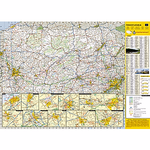 Pennsylvania Map (National Geographic Guide Map)