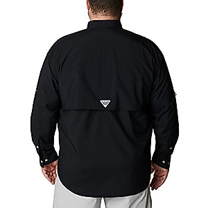 Columbia Men’s PFG Bahama™ II Long Sleeve Shirt, Black, Medium