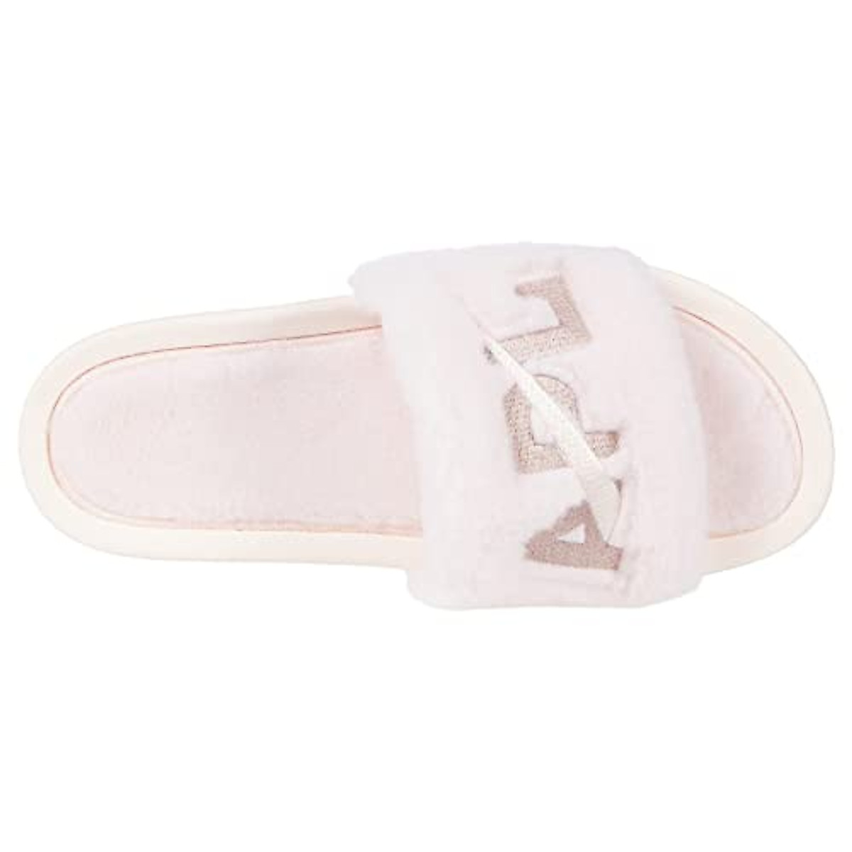 Athletic Propulsion Labs (APL) Shearling Slide Creme/Rose Dust 5 B (M)