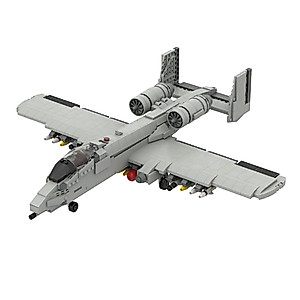 A-10 Attack Plane Warthog Attack Plane Building Block Toy Model, Aircraft Model Collection or Suitable, Suitable for Children Over 6+ Years Old Birthday Suitable (1211 Pieces)