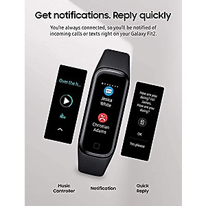 Samsung Galaxy Fit 2 2020 Bluetooth Fitness Tracking Smart Band (Black)