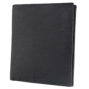 F&L CLASSIC RFID Blocking Mens Leather Bi-Fold Big Hipster Wallet, 13 credit card slots,Black…