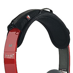 TXEsign Universal Replacement Headband Cushion Pad Cover Protector Compatible with ATH M50X, QC 35i/35ii, QC25, Solo 2/Solo 3, Studio 2/3 Headphones (Black)