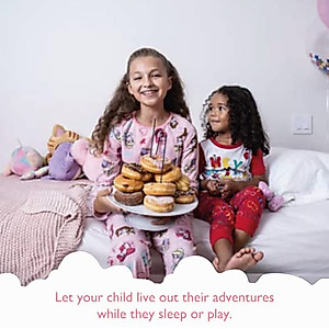 Disney Girls' Princess 2-Piece Loose-Fit Pajamas Set, LOVE JASMINE 2, 8