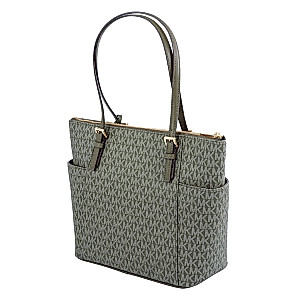 Michael Kors Jet Set Item East/West Top Zip Tote Olive One Size