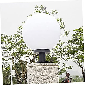 SECFOU Fence Lights Replacement Globe for Light Fixture Deck Lighting Acrylic Light Cover Deck Post Lights Globe Light Cover Exterior lamp Post Fixture Exterior Light Electric Plastic