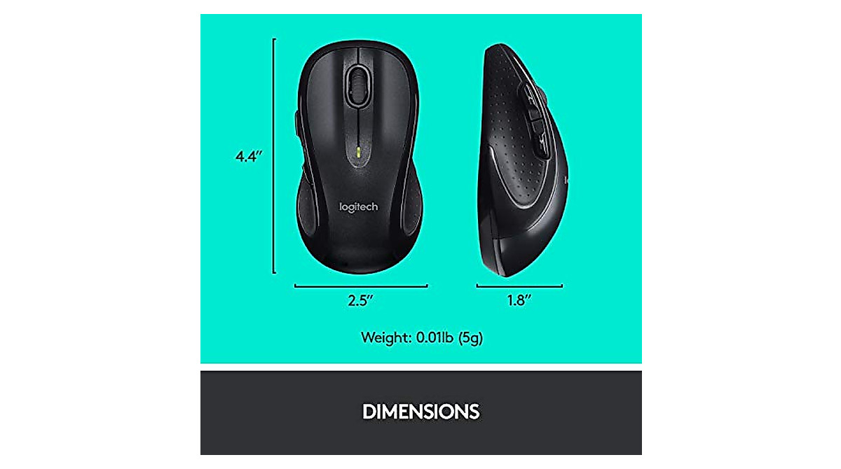 Logitech M510 Wireless Mouse - Ergonomic & Reliable Wireless Connectivity
