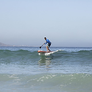 THURSO SURF Inflatable Stand Up Paddle Board All-Around SUP Waterwalker 120 10'×30''×6'' Deluxe Package | Carbon Shaft Paddle | Roller Backpack | Dual Chamber Pump | Coiled Leash (Crimson)