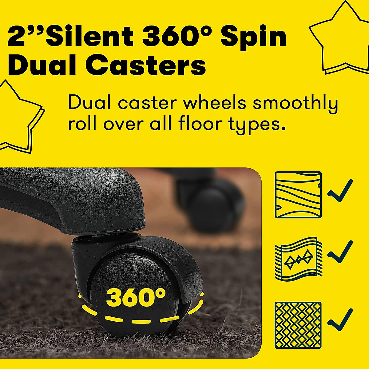 OFIKA Home Office Chair, Big and Tall Chair Heavy Duty Design, Ergonomic High Back Cushion Lumbar Back Support, 400LBS Computer Desk Chair, Adjustable Executive Leather Chair with Armrest (Black)