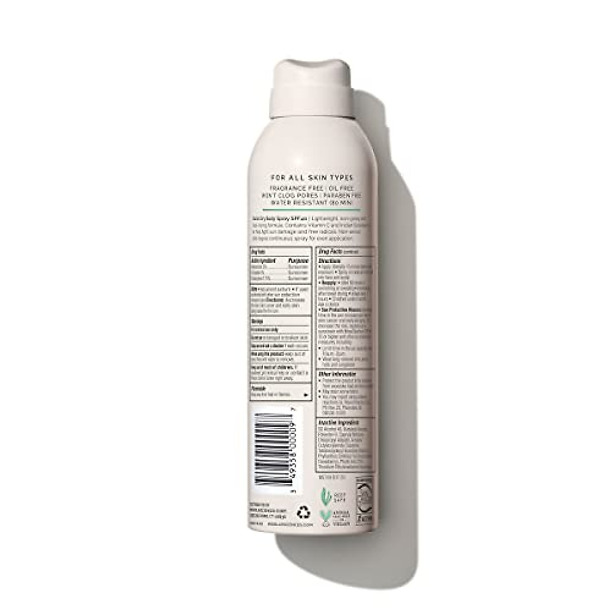 MDSolarSciences Quick Dry Body Spray SPF 40, Non-Greasy, Fast-Drying Sunscreen Spray Provides 80 Minutes of Water-Resistant Broad Spectrum Sun Protection, 6 Fl Oz